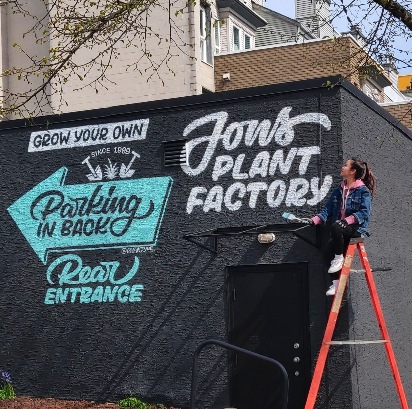 Outdoor Mural by Susan Phan in Vancouver